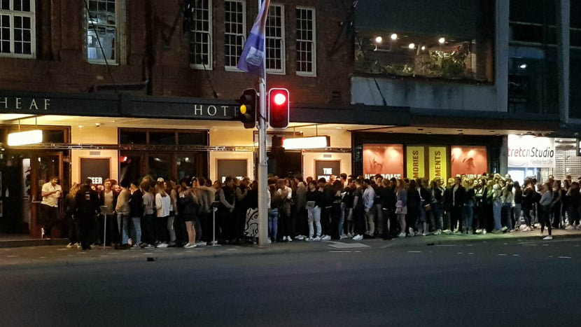Sydney's Golden Sheaf Hotel Criticised Following Image Of Packed Queue ...