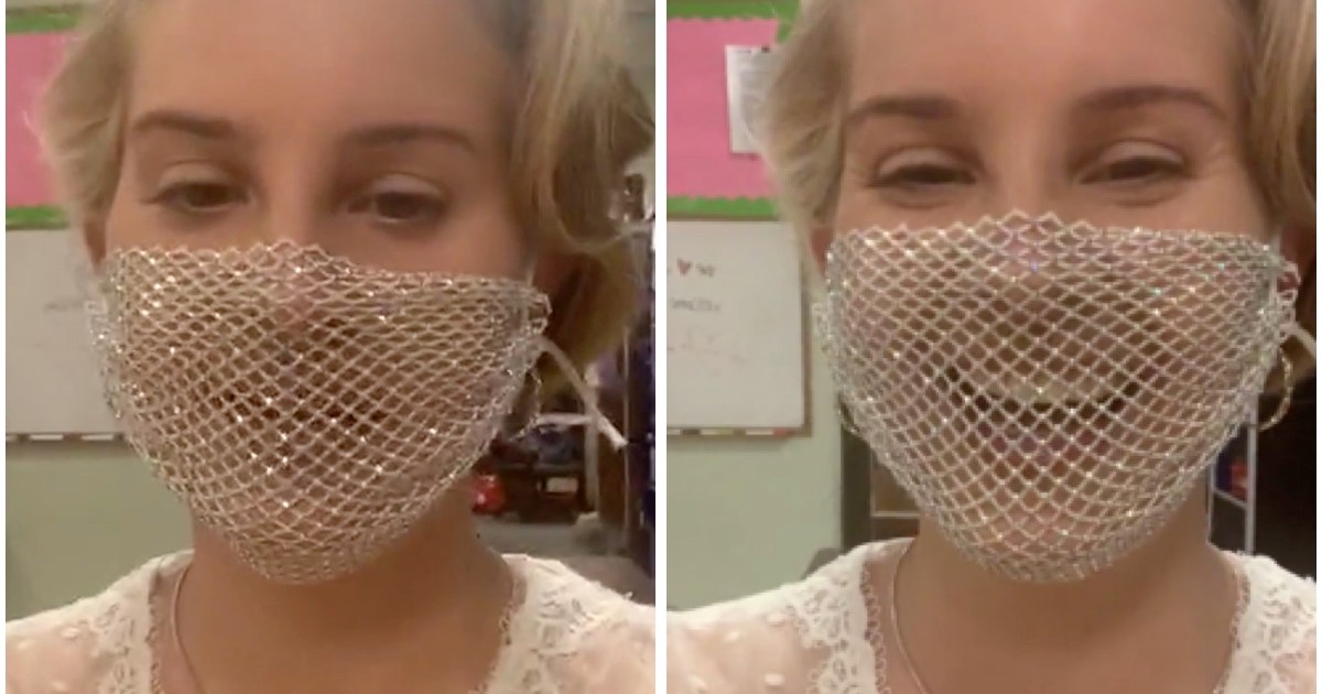 Lana Del Rey Wears Mesh Face Mask, Thus Defeating Purpose Of Face Masks ...