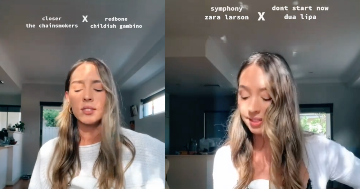 Watch This TikToker Mash Up Iconic Songs - Music Feeds