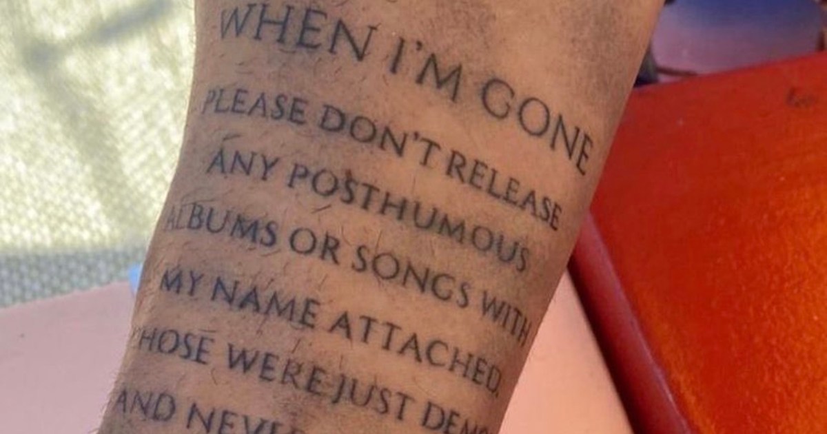 Anderson .Paak Gets New Tattoo Warning Against Posthumous Releases