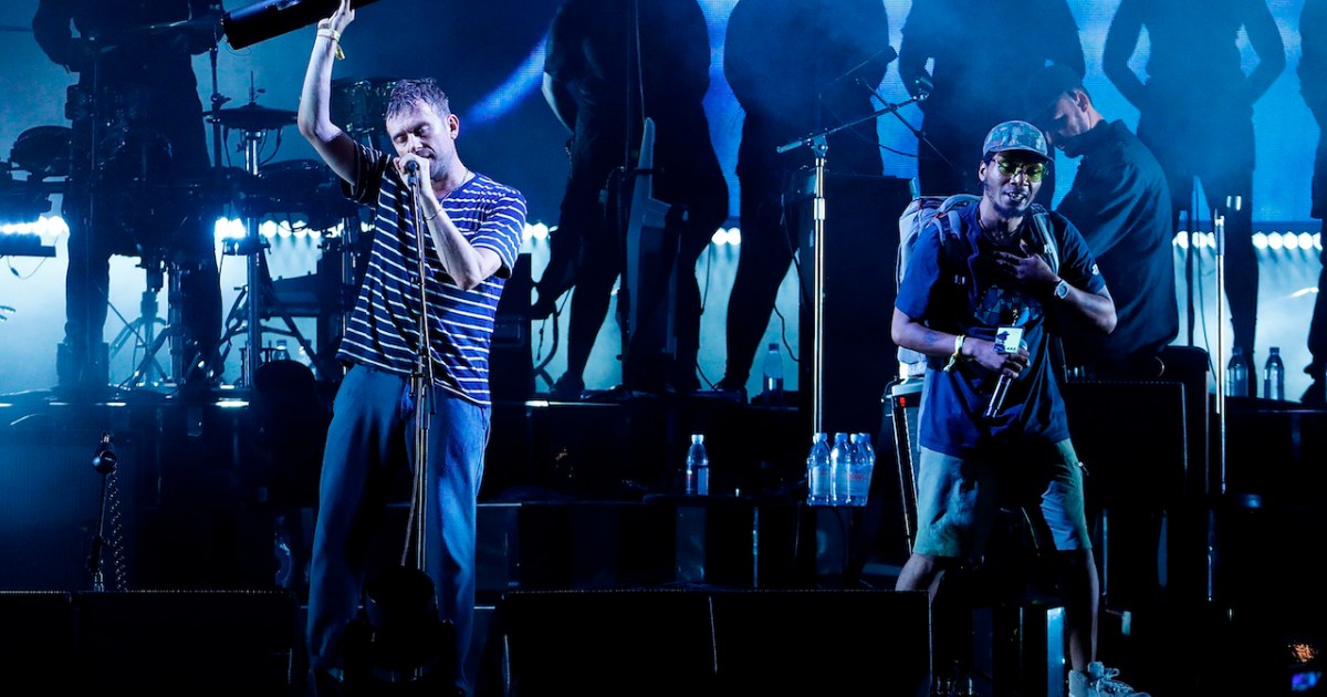 Gorillaz Play 'Rock the House' Live with Del the Funky Homosapien