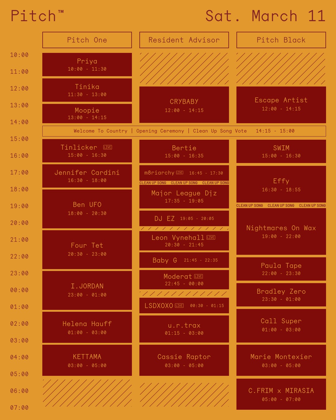 Pitch Music & Arts Festival Unveils 2023 Set Times & Map