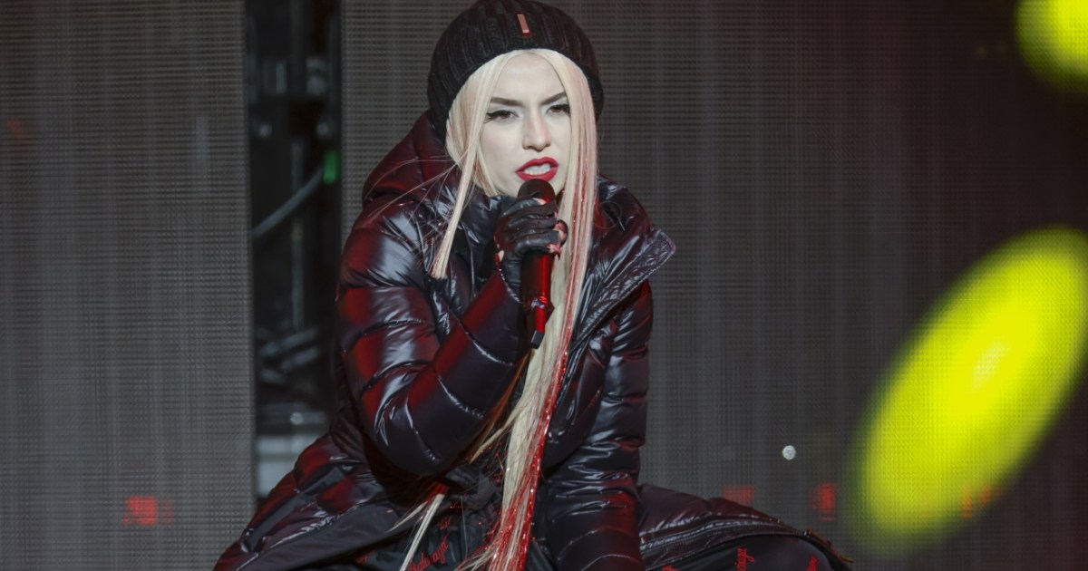 Ava Max Slapped By Fan Onstage in Los Angeles
