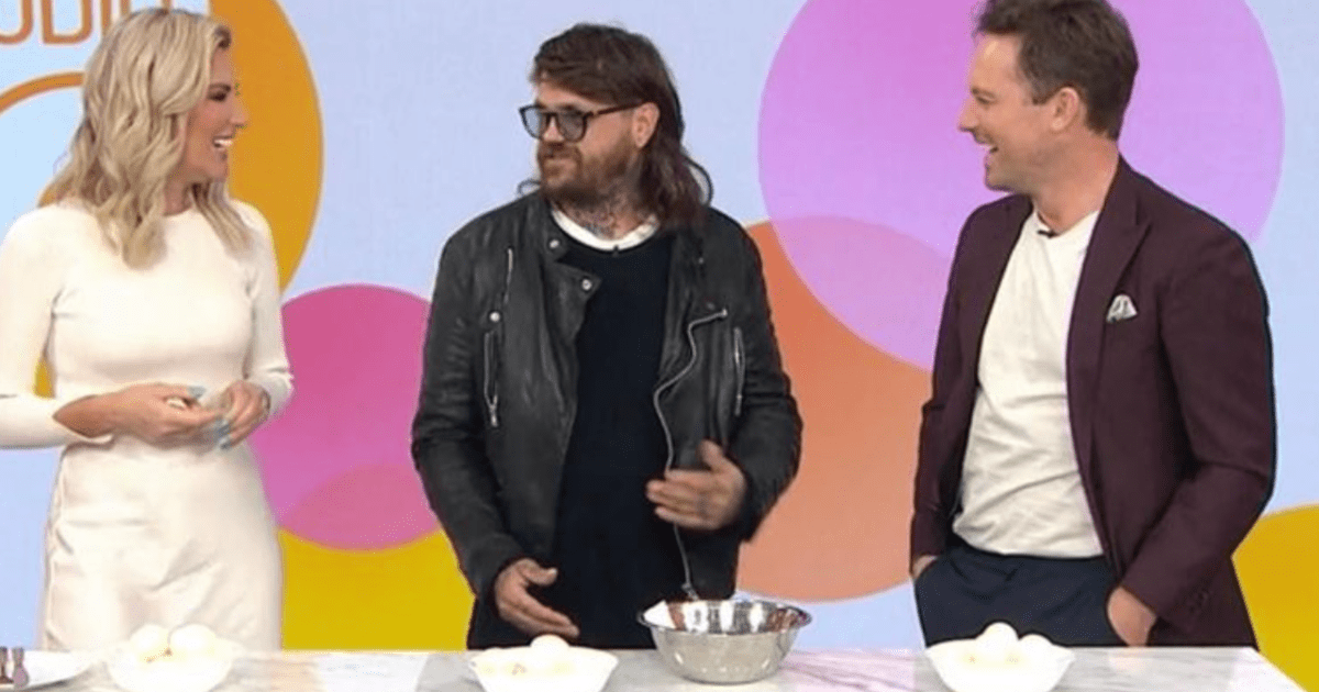 FANGZ Frontman Hits National TV With Egg-Eating World Record