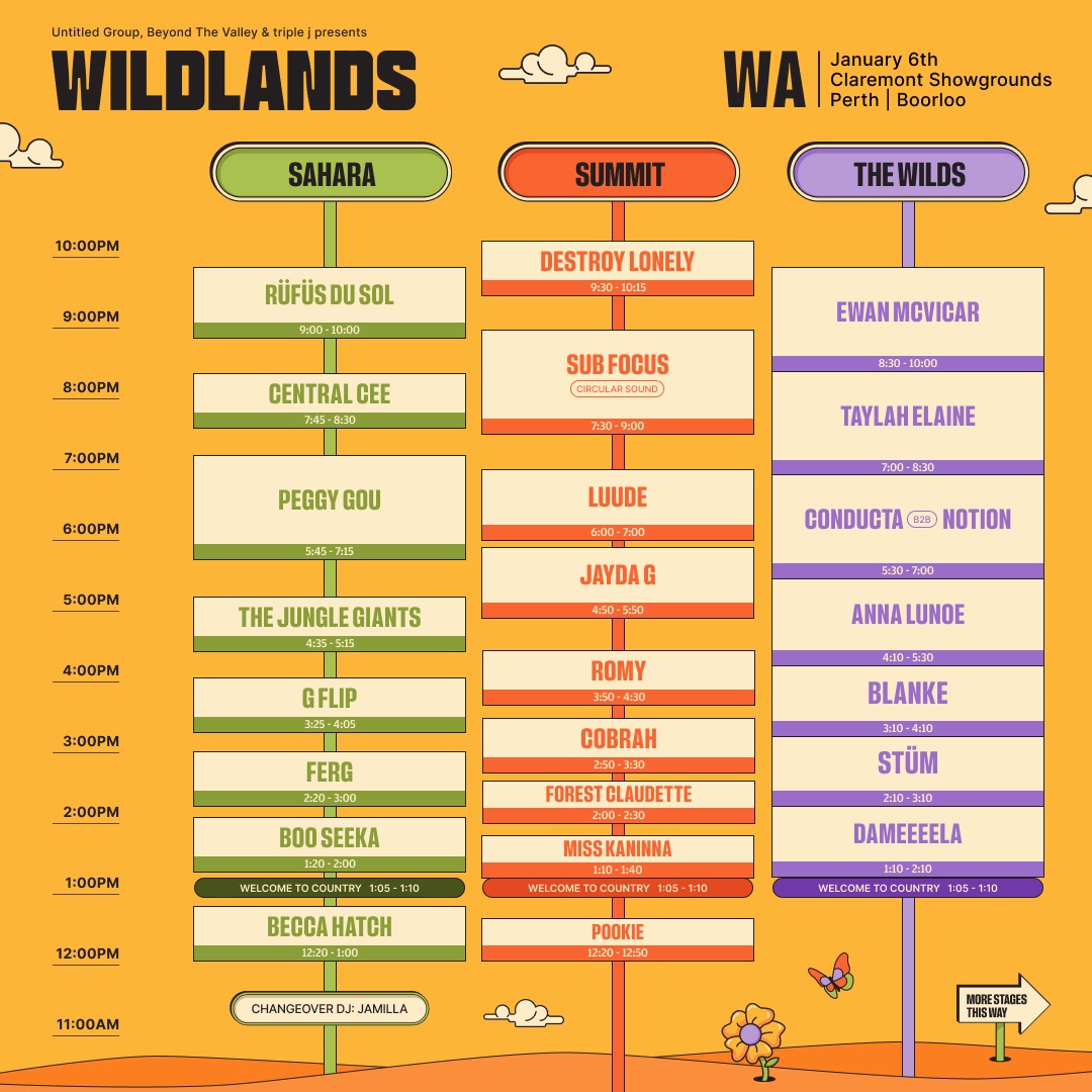 Here Are the Set Times for Wildlands 2023/24