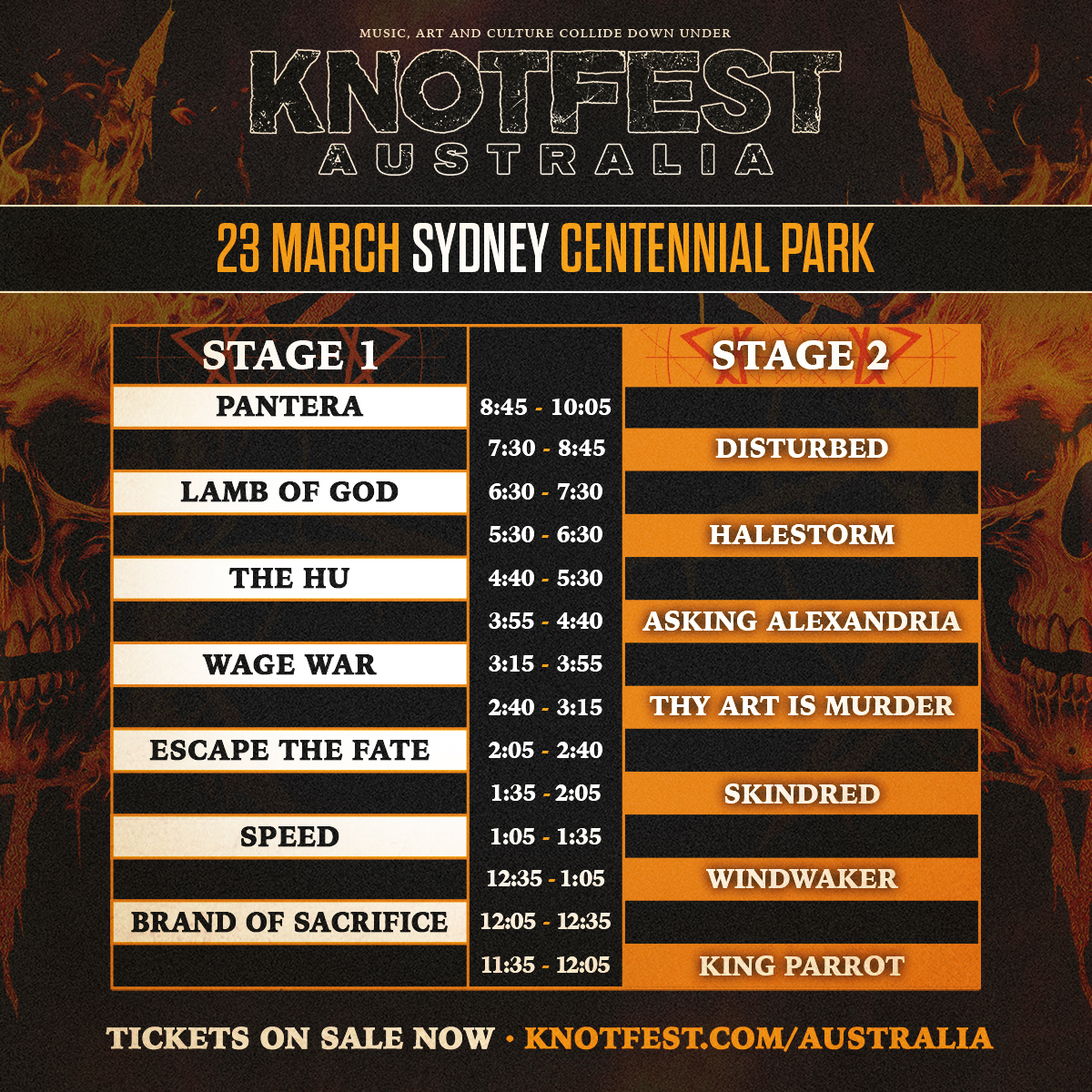 Here Are Your Knotfest Australia 2024 Set Times