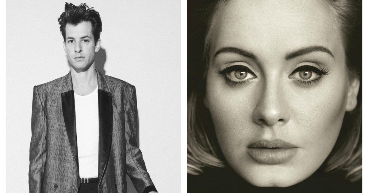 Adele and Mark Ronson Dominate ARIA's 2015 End of Year Charts - Music Feeds