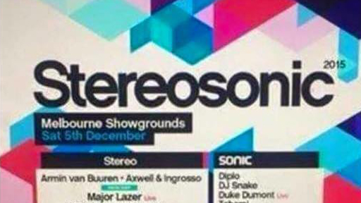 Has Stereosonic's 2015 Lineup Legit Leaked? (Seriously This Time ...