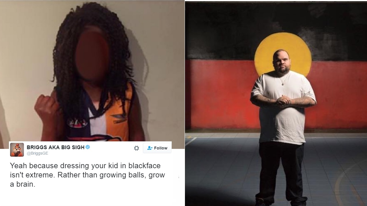 Briggs Takes Aim At Aussie Mum For Dressing Her Kid In Blackface ...