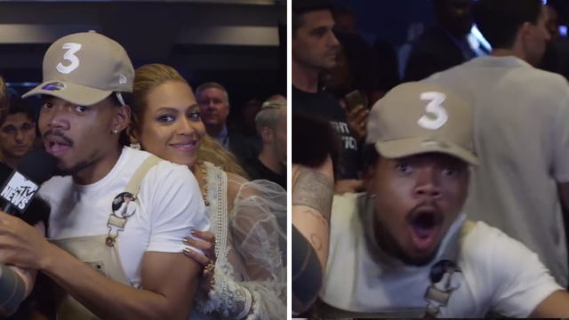 Watch Chance The Rapper Freak Out When Beyoncé Crashes His Interview ...