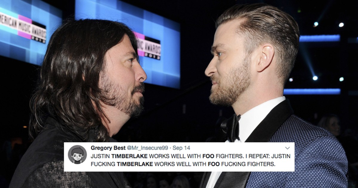 Fans React To Justin Timberlake's Appearance On The New Foo Fighters ...