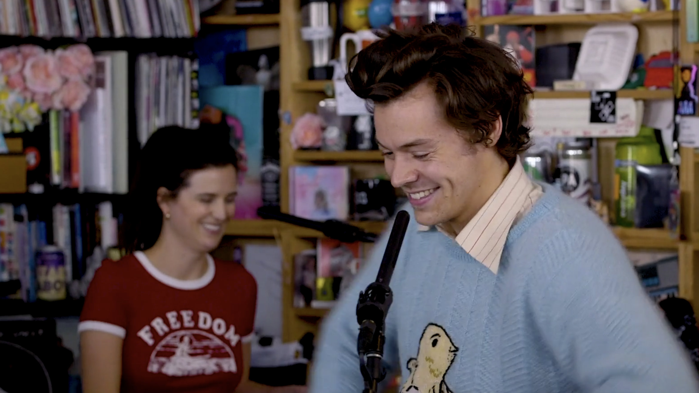 Watch Harry Styles' Joy-Filled NPR Tiny Desk Concert - Music Feeds