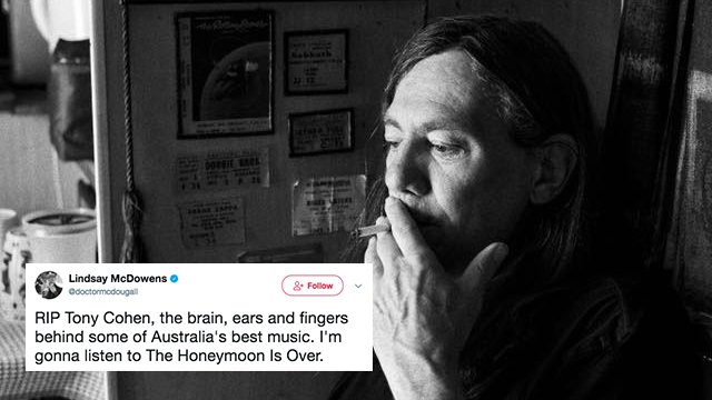 Tributes Flow For Aussie Producer Tony Cohen Who Has Passed Away At Age ...