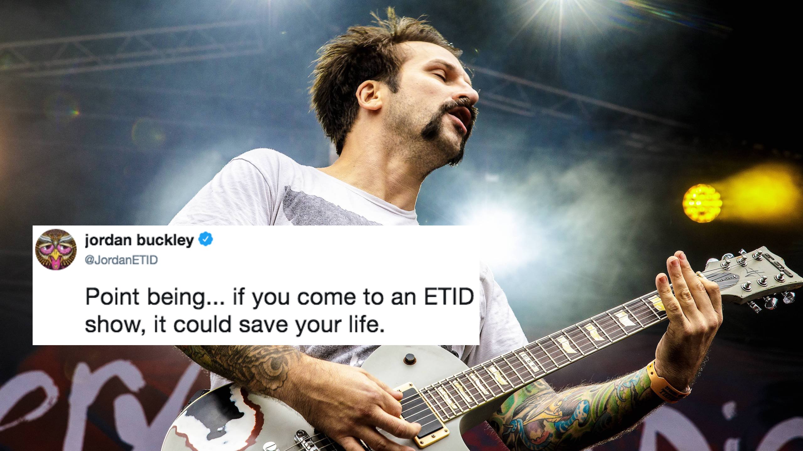 Every Time I Die Guitarist Says He Saved A Fan's Life By Accidentally ...