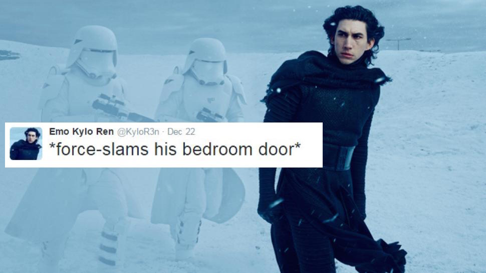 Emo Kylo Ren Is Back On Twitter - Music Feeds
