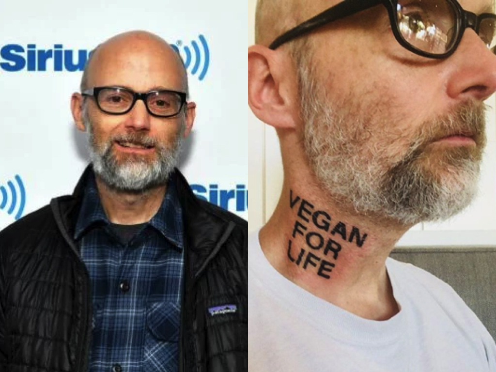Moby Got Some More Vegan Tattoos In Case You Weren't Aware He's Vegan