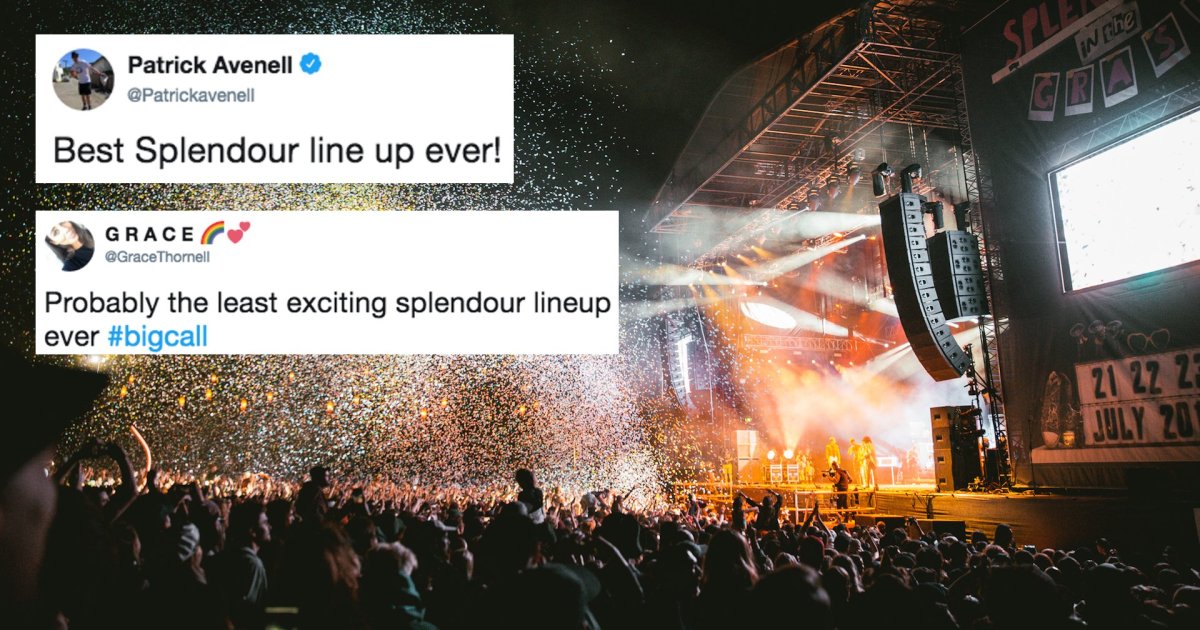 Here's How Australia Reacted To The 2018 Splendour In The Grass Lineup ...